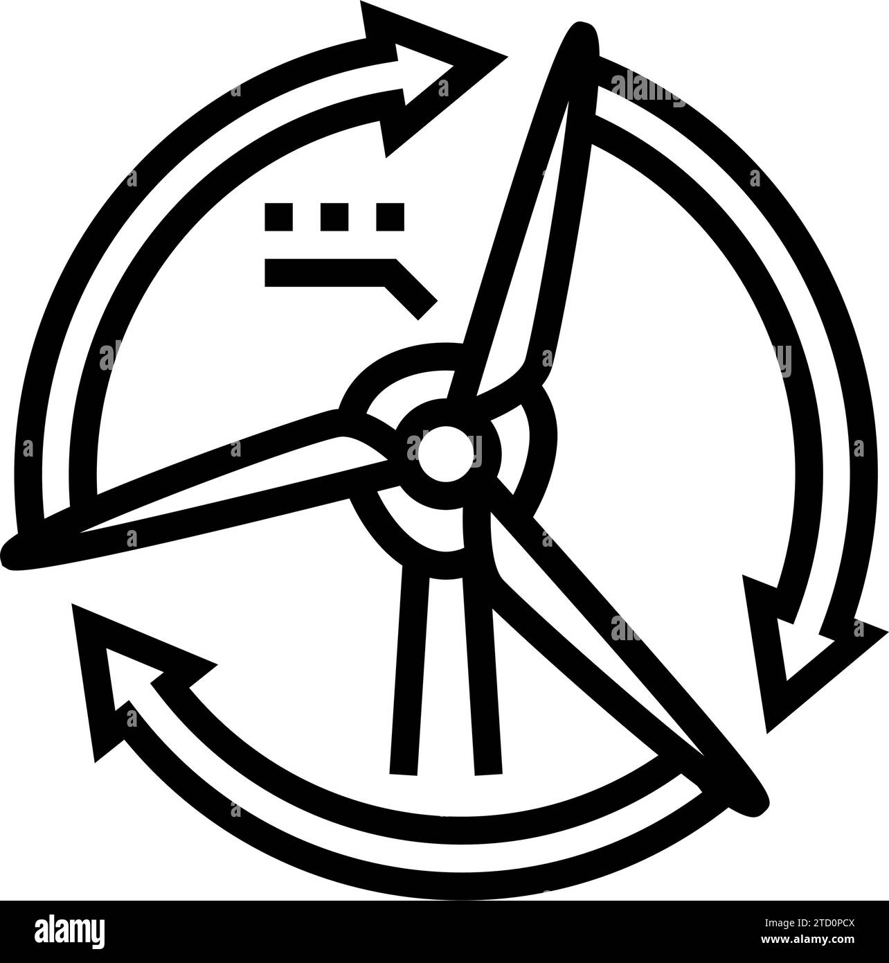 Turbine blades wind farm Stock Vector Images - Alamy