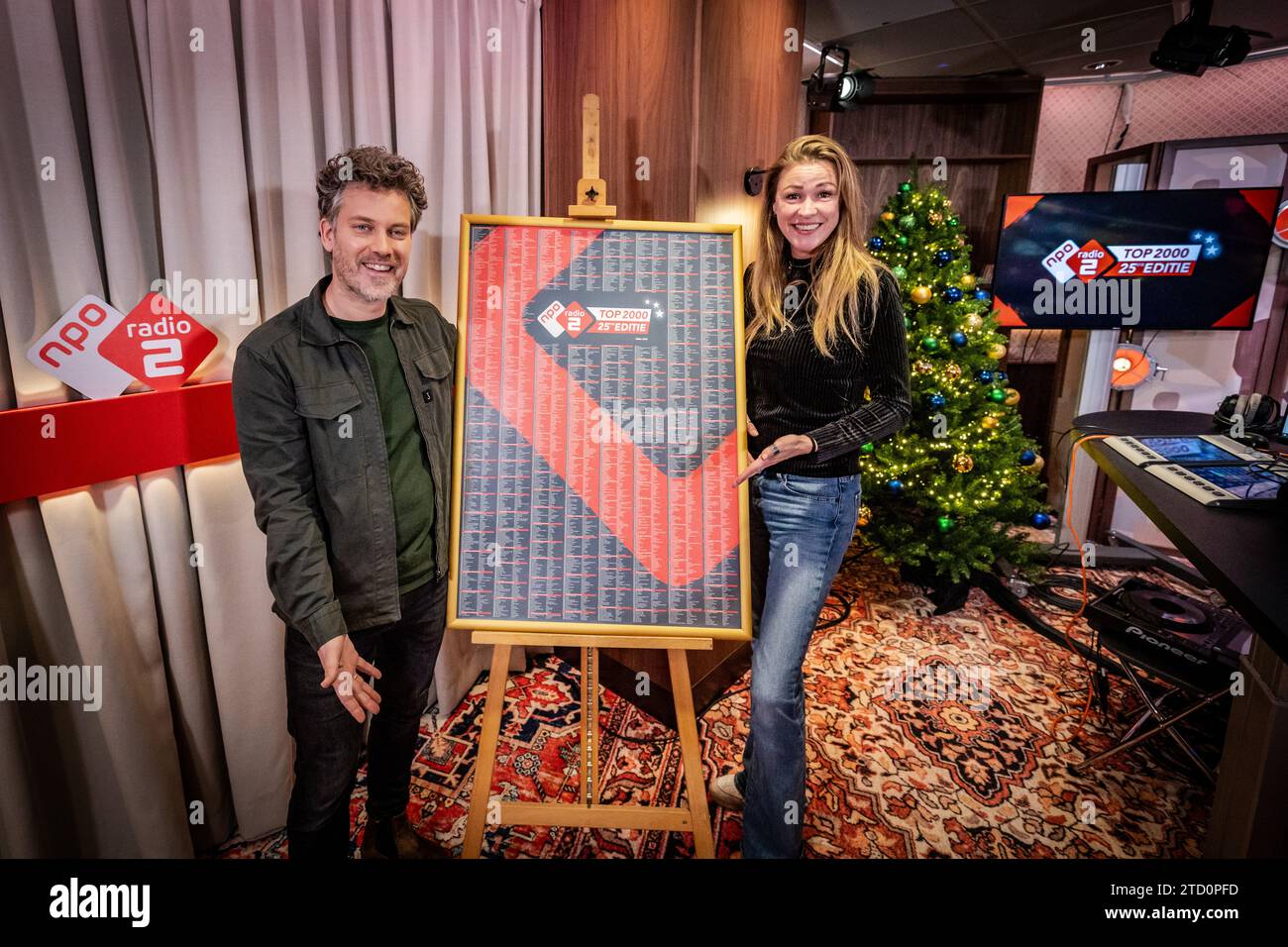 HILVERSUM - Paul Rabbering and Annemieke Schollaardt during the ...