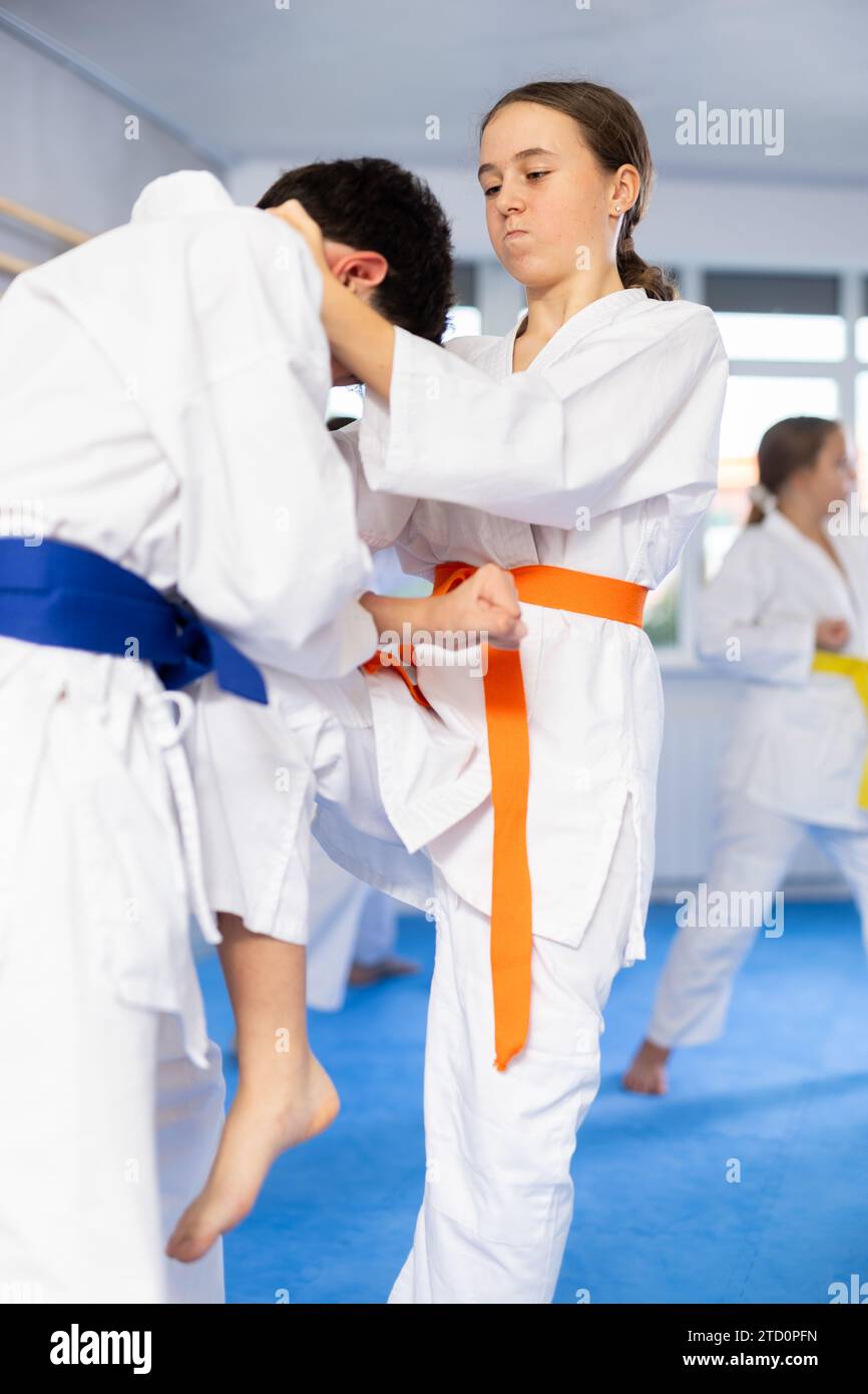 Judo class children hi-res stock photography and images - Alamy