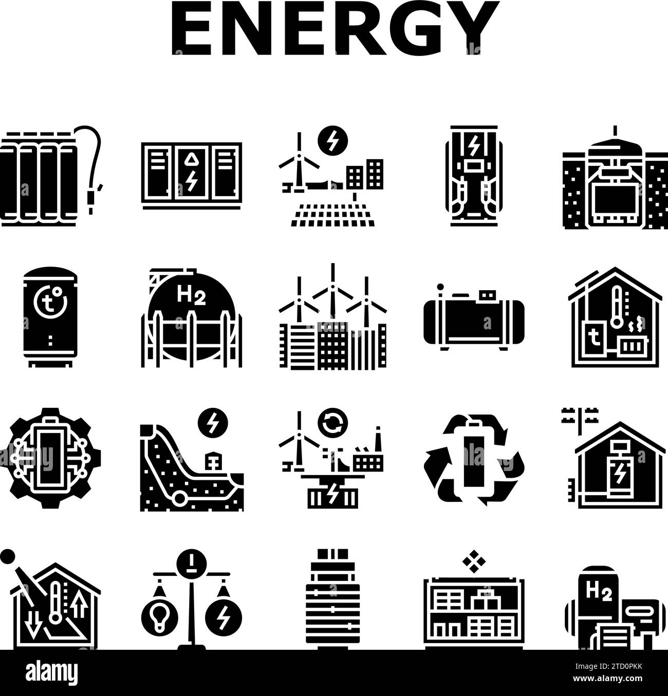 energy storage power system icons set vector Stock Vector Image & Art ... energy storage power system icons set vector Stock Vector Image & Art ...