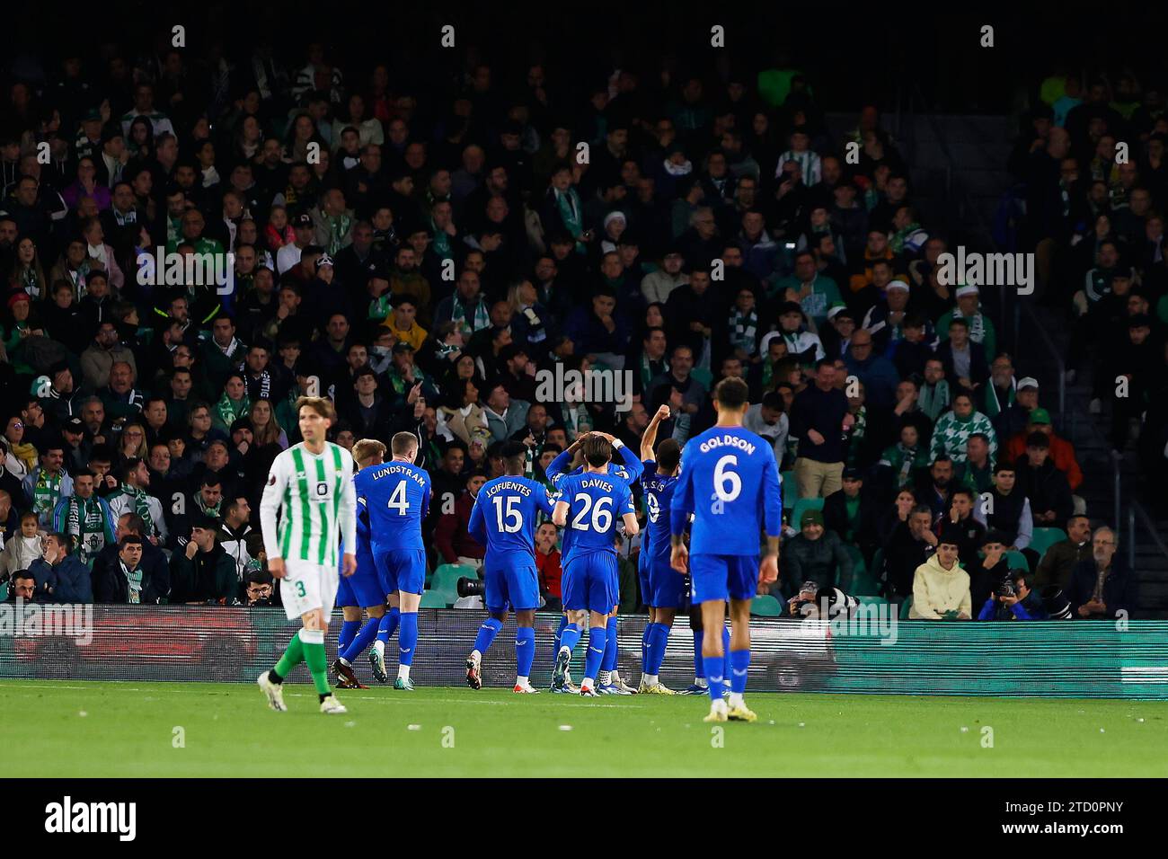 Seville, Spain. 14th December 2023. Abdallah Sima (19) of Rangers ...