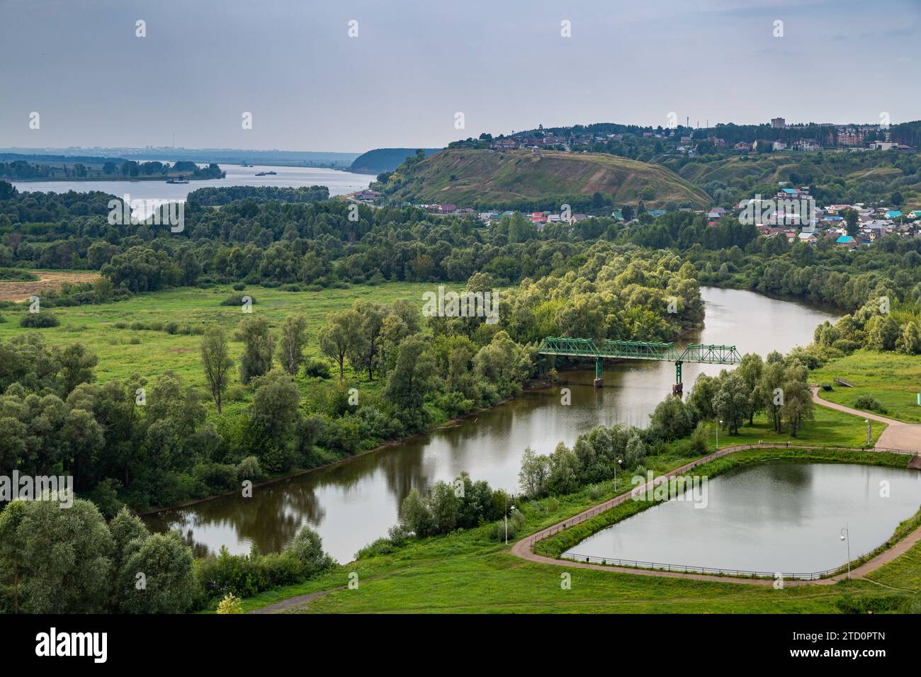 The famous Shishkin ponds in Yelabuga. Tatarstan Stock Photo - Alamy