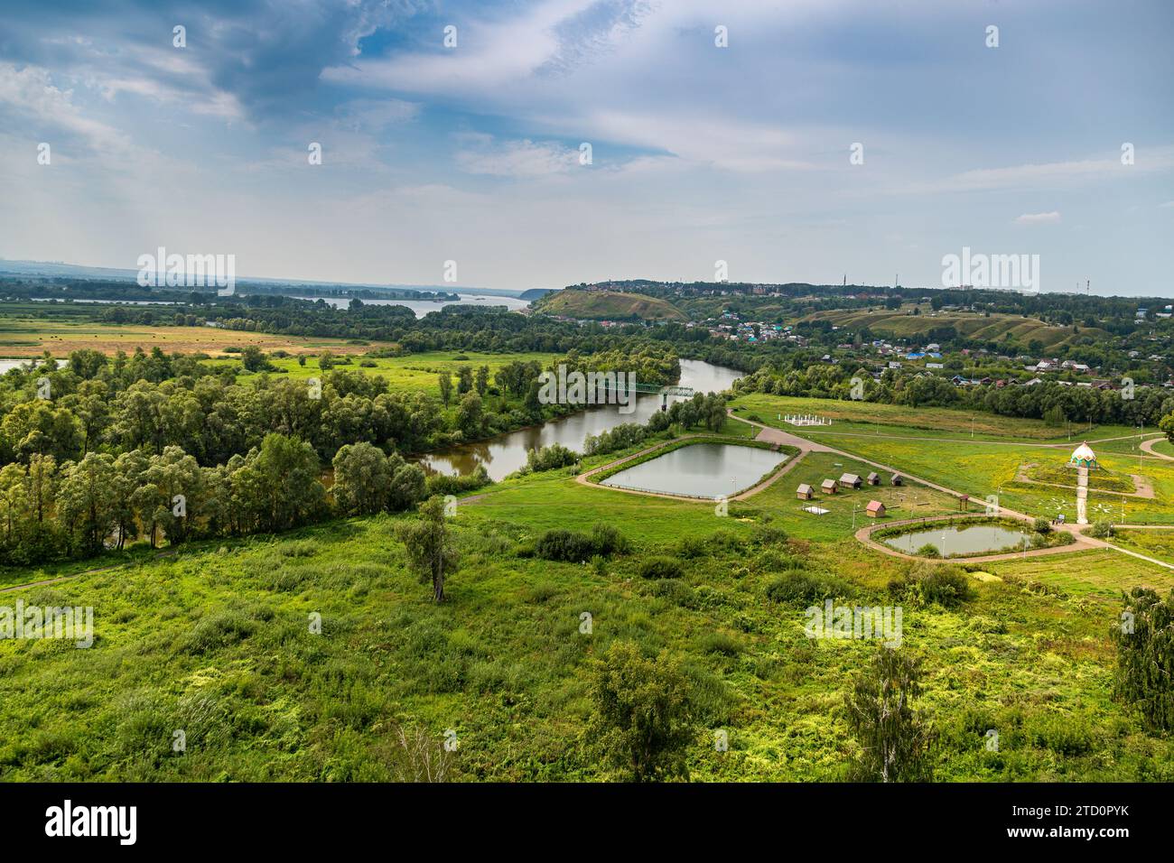 The famous Shishkin ponds in Yelabuga. Tatarstan Stock Photo - Alamy