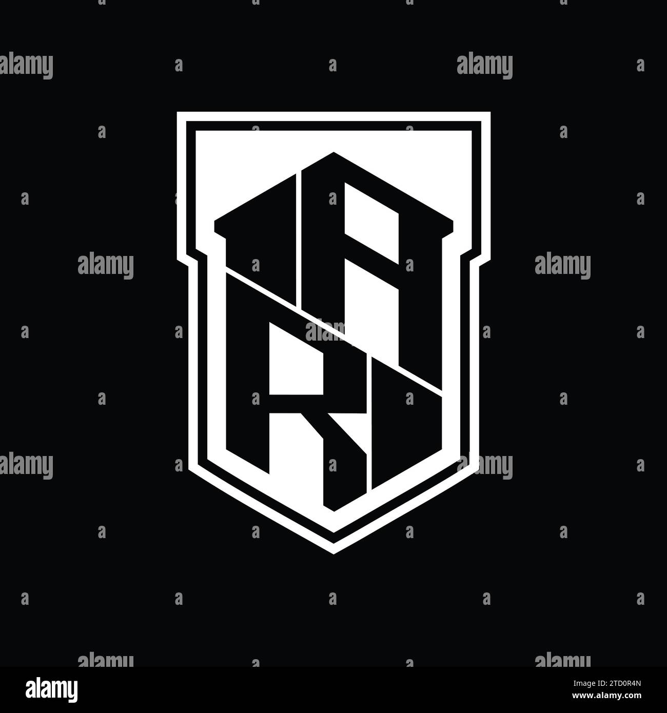 Letter ar logo hi-res stock photography and images - Alamy