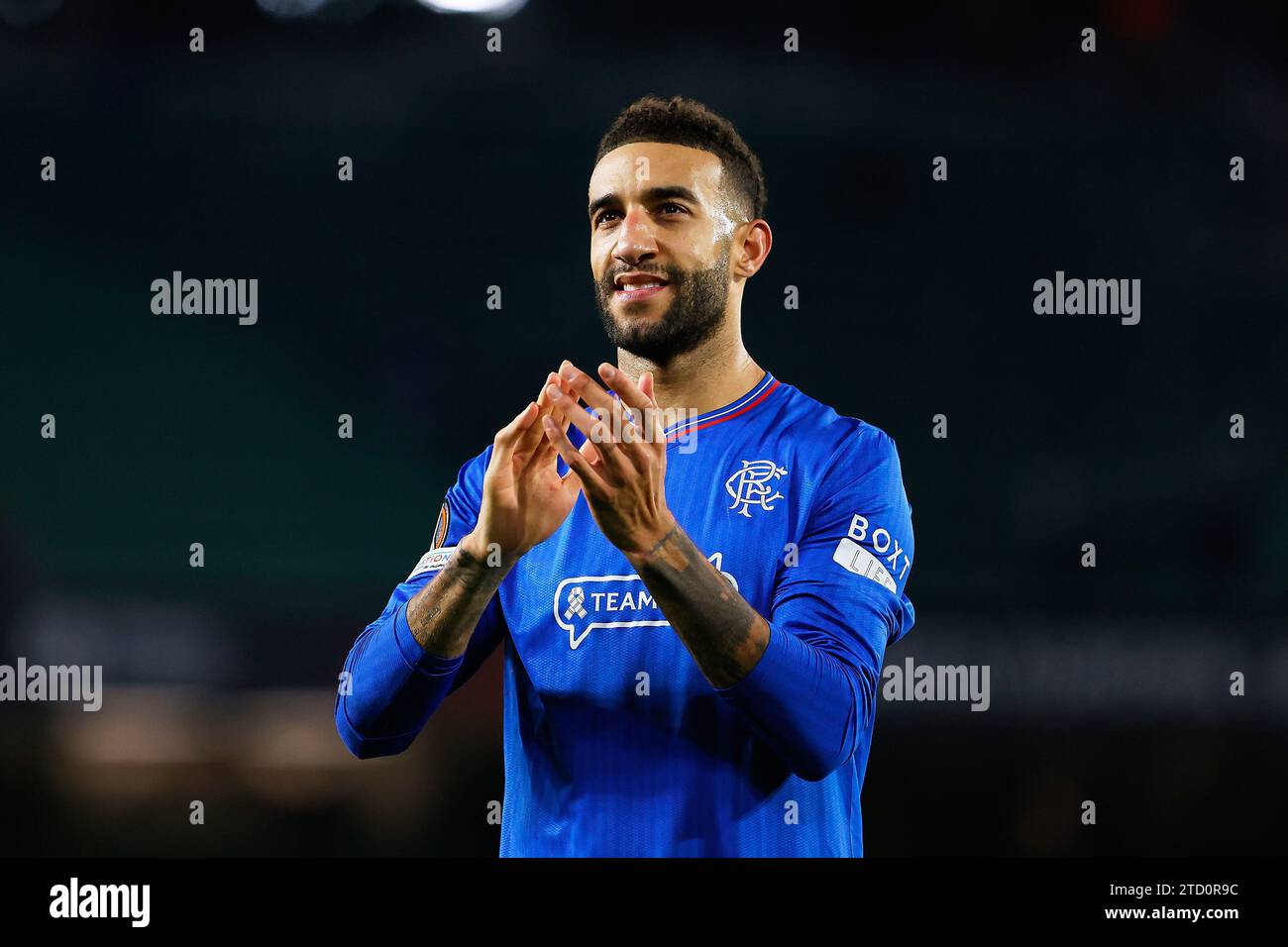 Seville, Spain. 14th December 2023. Connor Goldson of Rangers seen ...