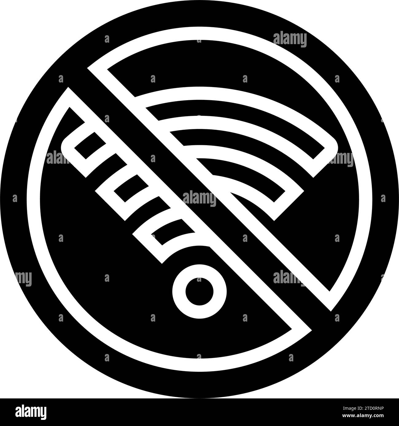Wi fi signage Black and White Stock Photos & Images - Alamy