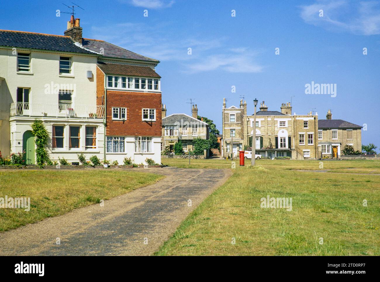 Constitution Hill historic buildings, Southwold, Suffolk, England, UK ...