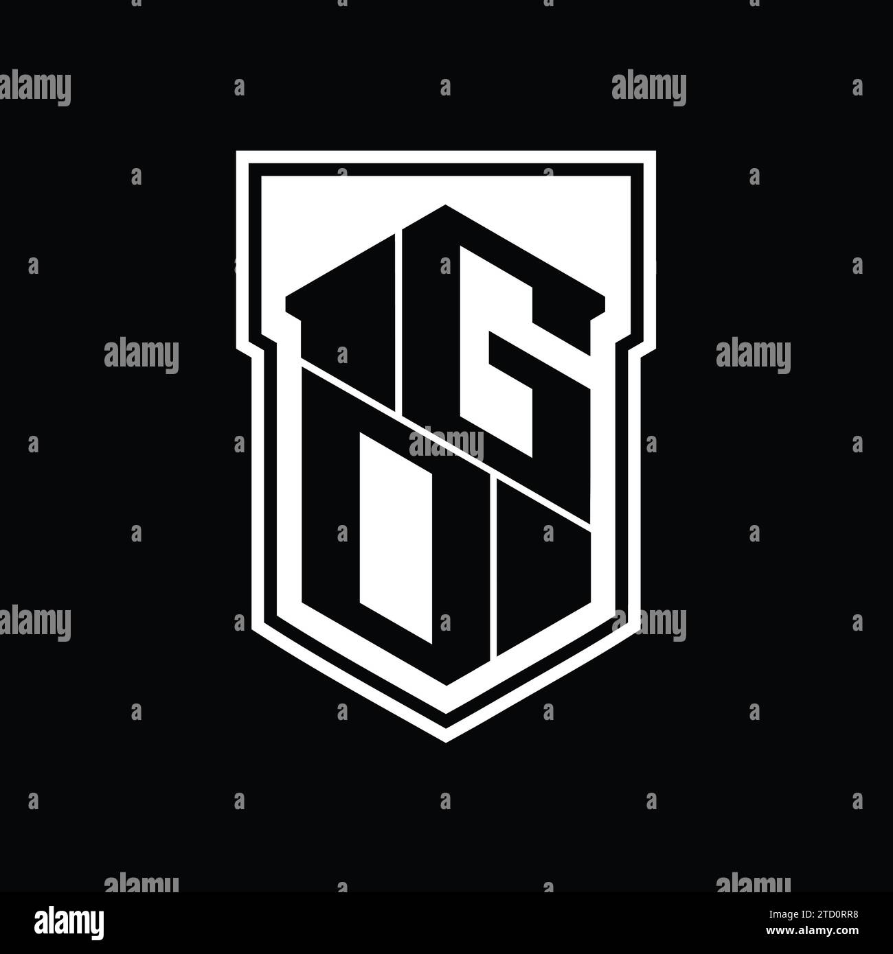 Gd logo design hi-res stock photography and images - Alamy