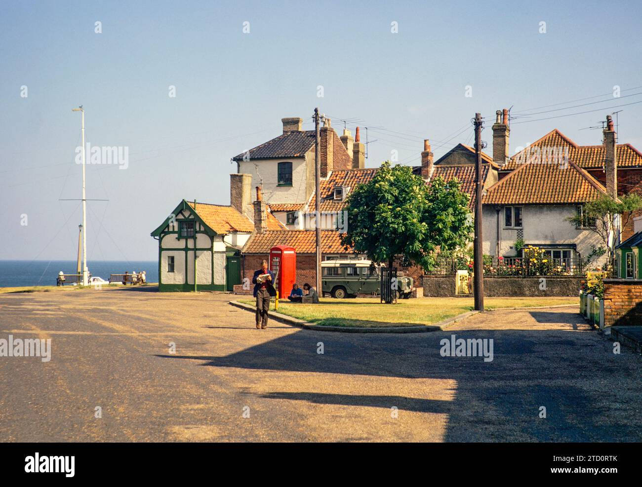 Historic coastal seaside buildings, Southwold, Suffolk, England, UK ...