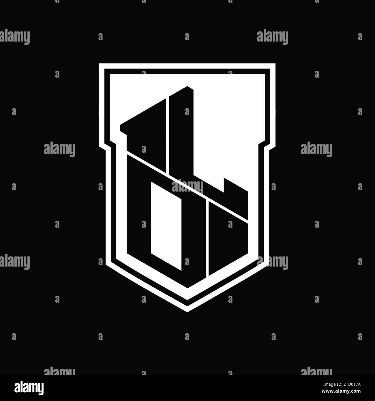 Letter ld logo hi-res stock photography and images - Alamy