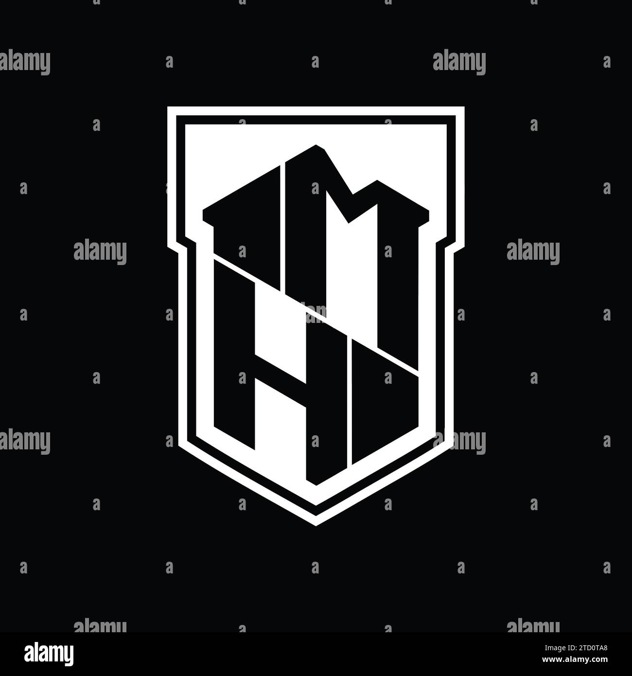 Mh gaming logo hi-res stock photography and images - Alamy