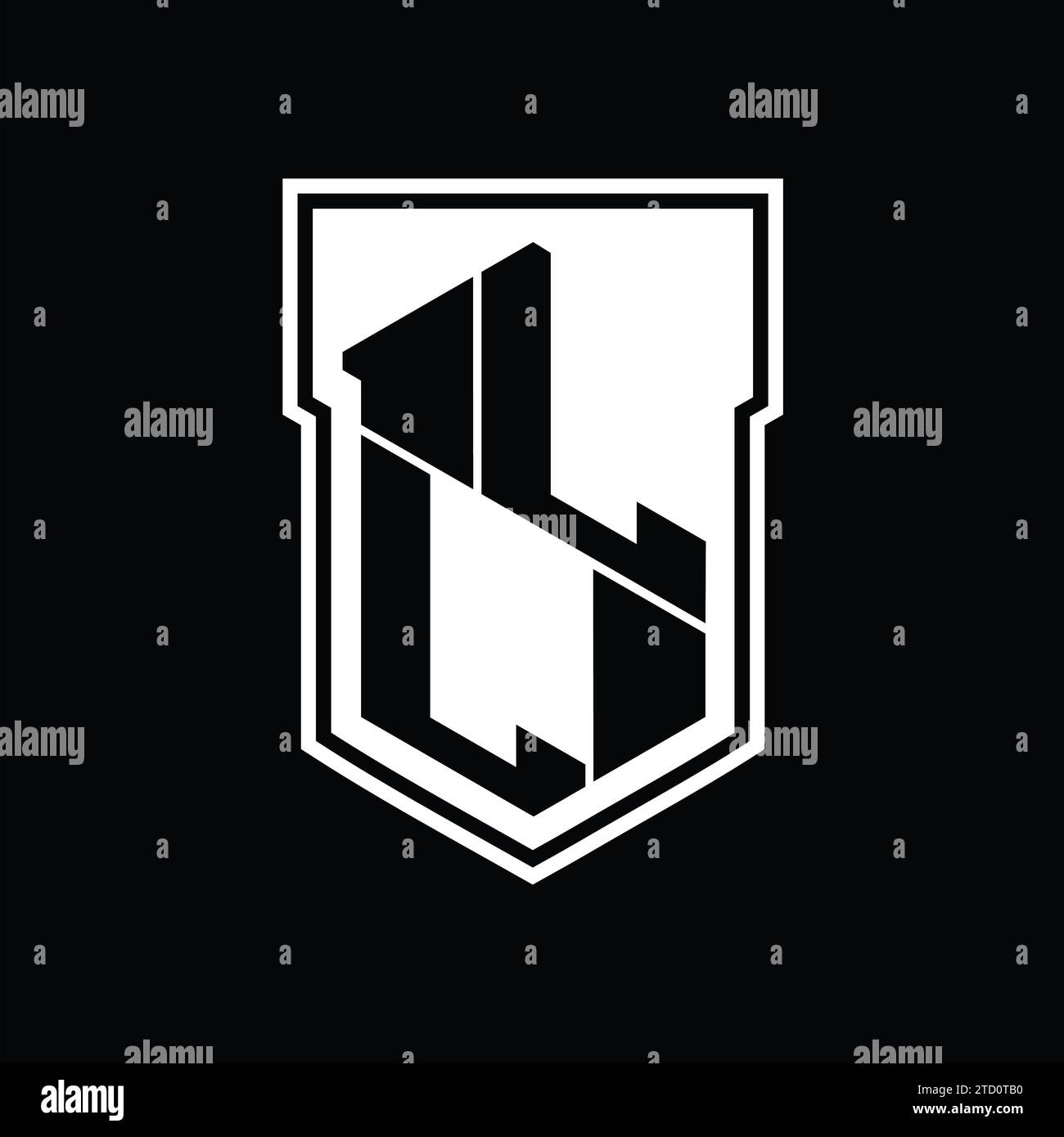 Initial ll logo hi-res stock photography and images - Alamy