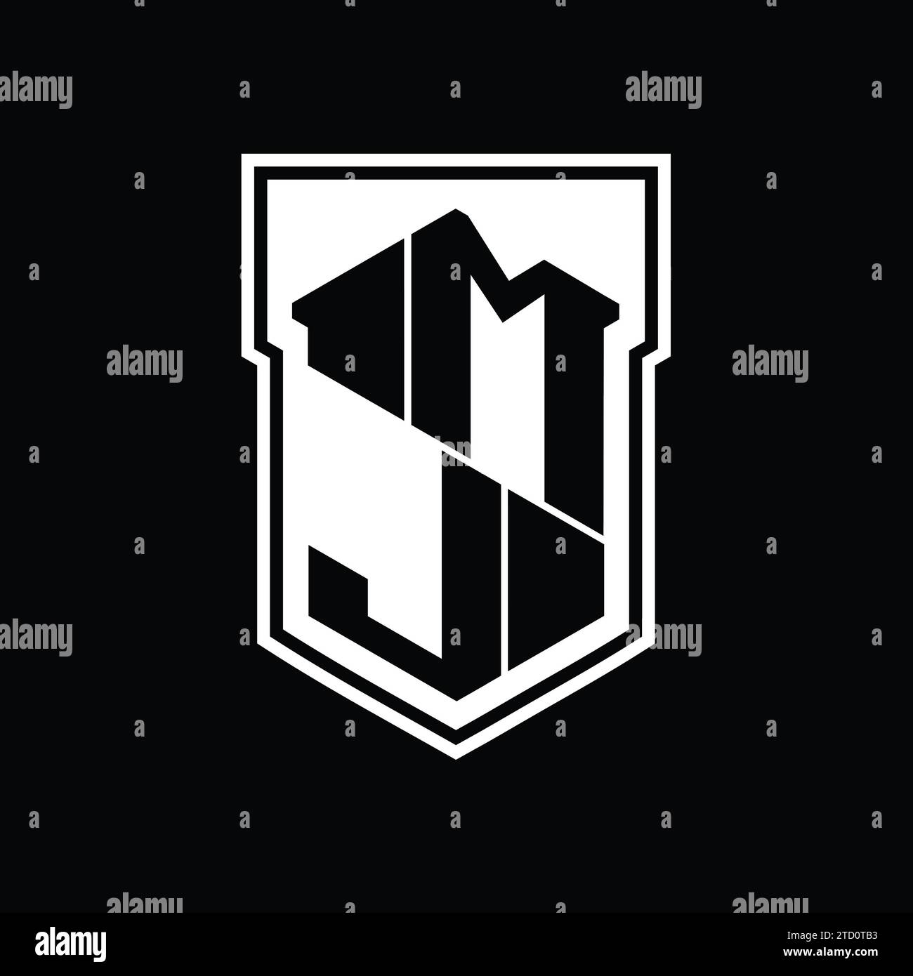 Letter mj logo hi-res stock photography and images - Alamy