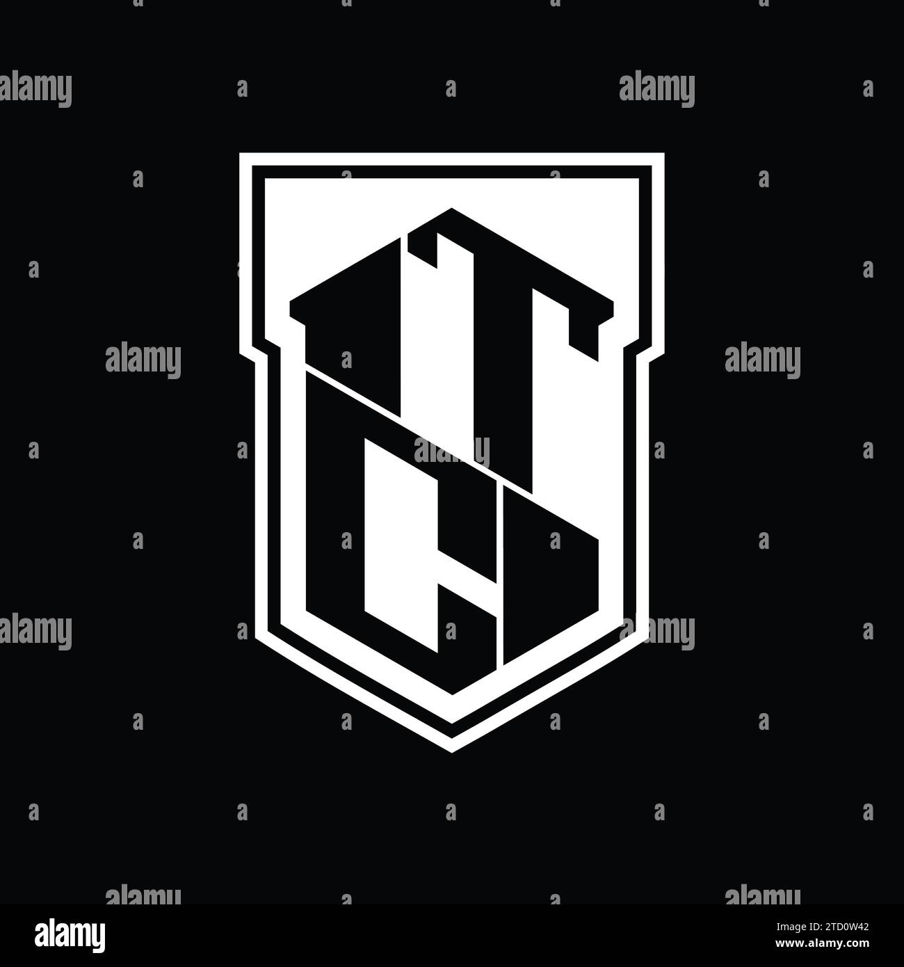 Tc letter logo hi-res stock photography and images - Alamy