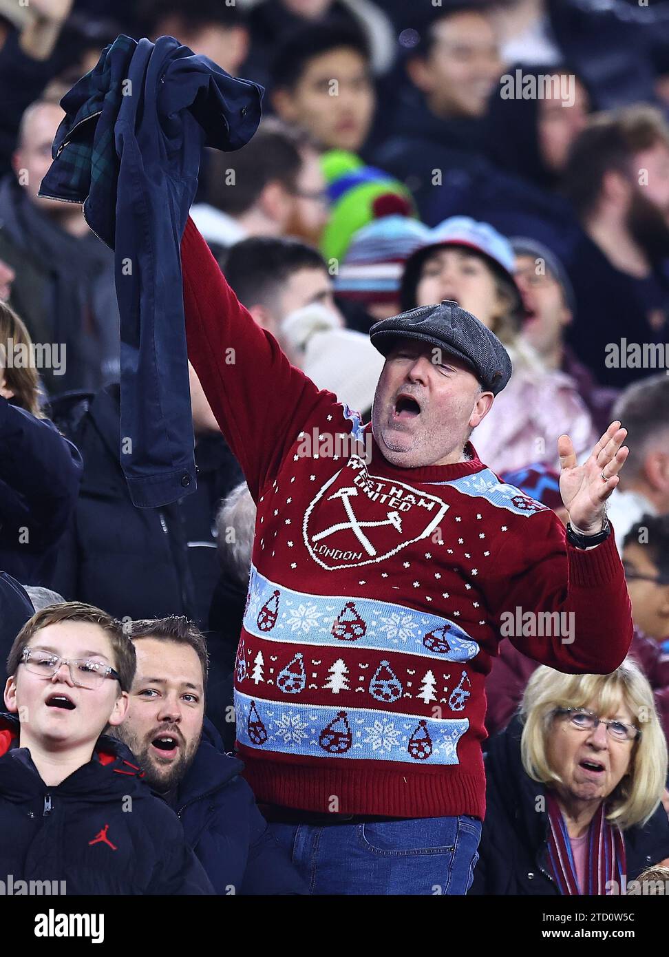 A West Ham United fan during West Ham United v SC Freiburg football ...