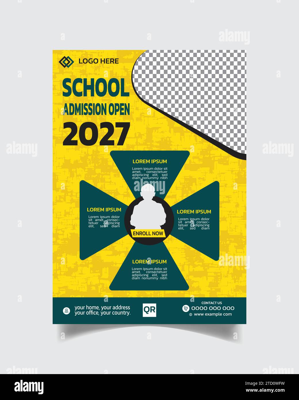 School admission poster hi-res stock photography and images - Alamy