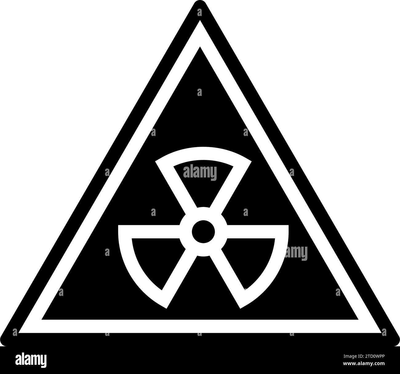 safety nuclear energy glyph icon vector illustration Stock Vector Image ...