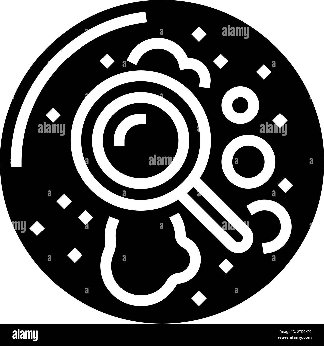 lunar exploration space exploration glyph icon vector illustration ...