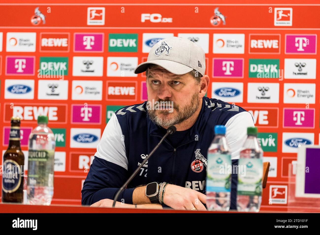 Steffen Baumgart (Trainer 1. FC K?ln) Pressekonferenz 1. FC K?ln ...