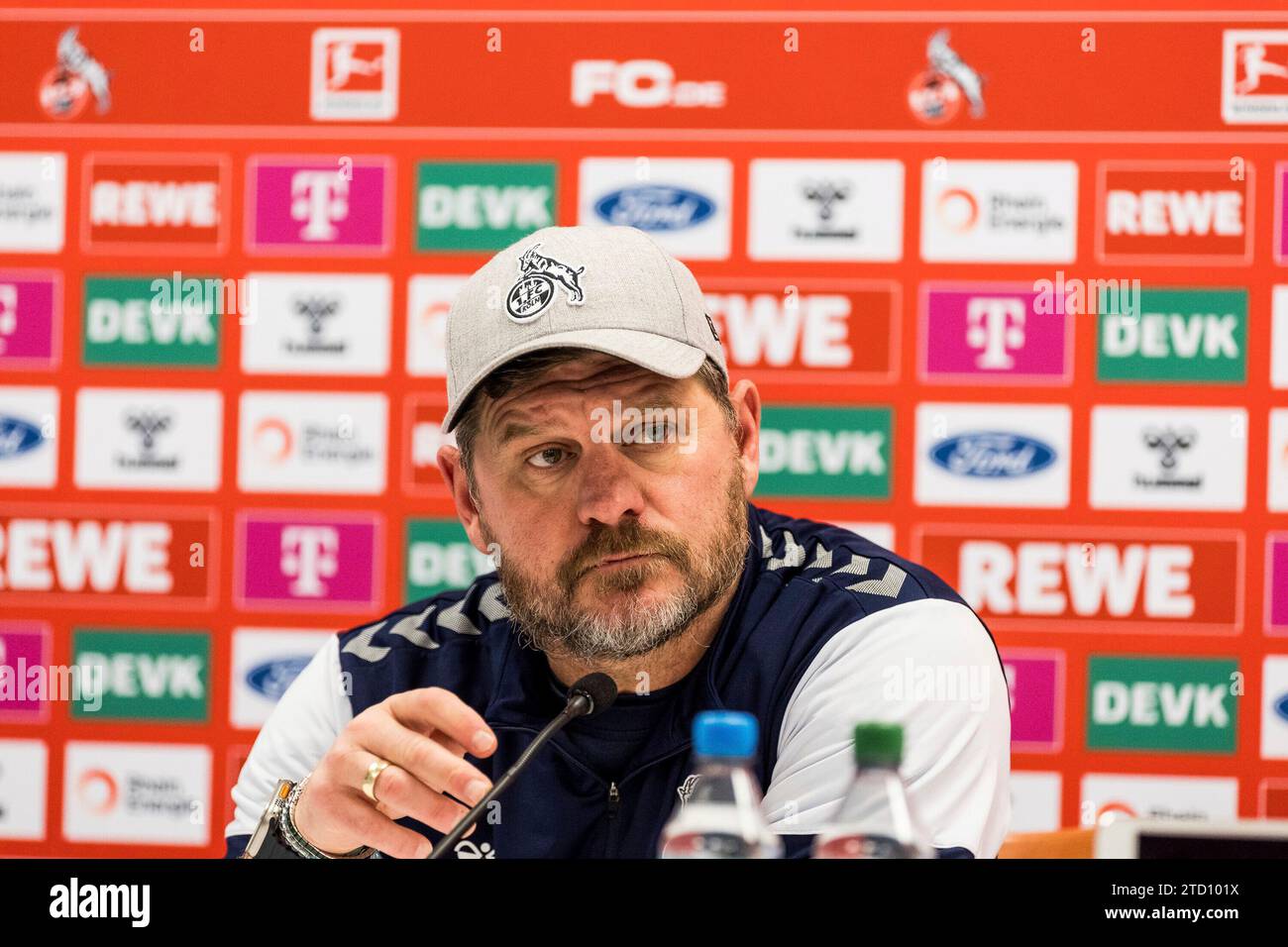 Steffen Baumgart (Trainer 1. FC K?ln) Pressekonferenz 1. FC K?ln ...