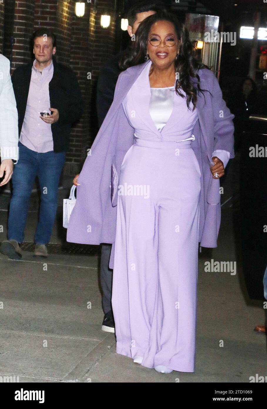 NEW YORK, NY- DECEMBER 14: Oprah Winfrey seen at The Late Show with ...