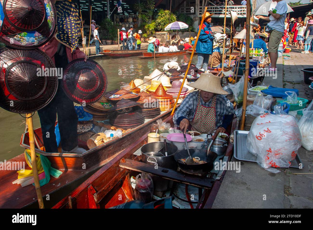 Floating Markets Around Bangkok Thailand Stock Photo - Alamy