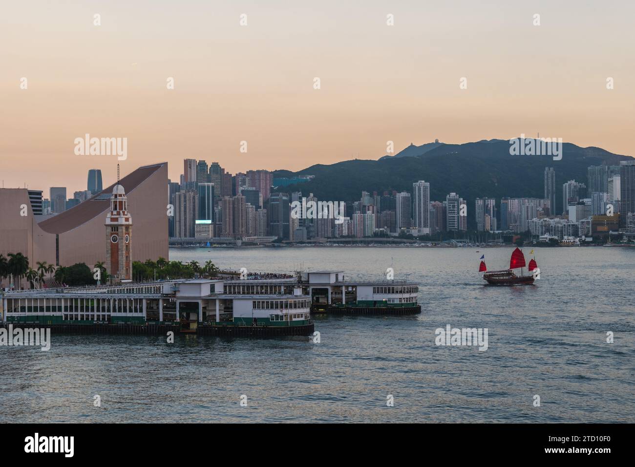 The Clock Tower on the southern shore of Tsim Sha Tsui, Kowloon, Hong Kong, China Stock Photo ...