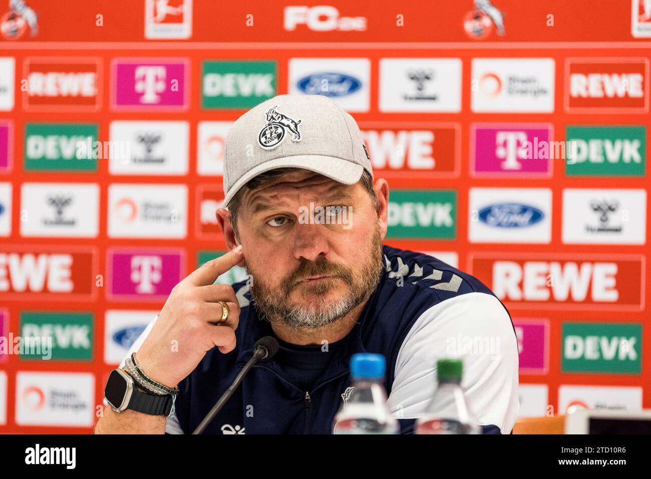 Steffen Baumgart (Trainer 1. FC K?ln) Pressekonferenz 1. FC K?ln ...