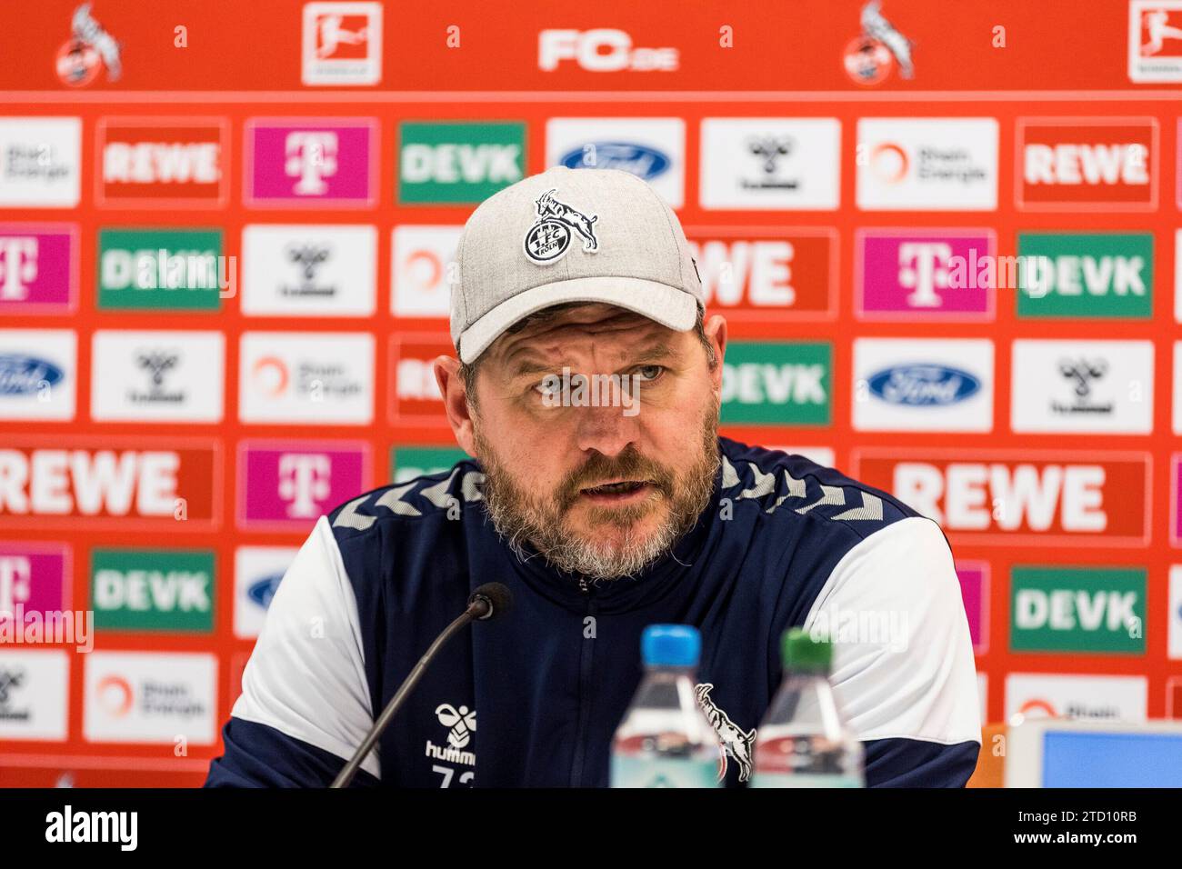 Steffen Baumgart (Trainer 1. FC K?ln) Pressekonferenz 1. FC K?ln ...