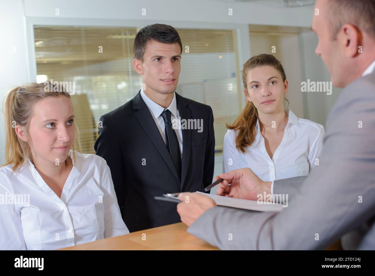 Addressing personnel hi-res stock photography and images - Alamy