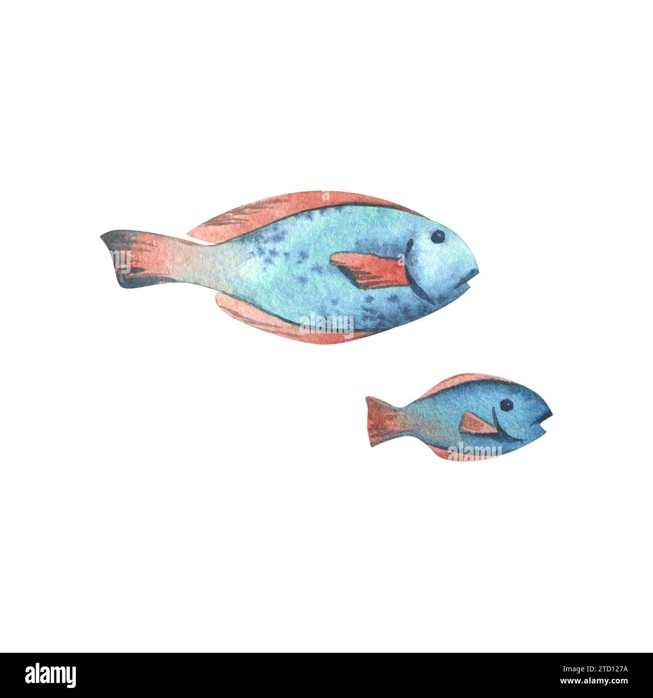 Underwater world clipart with sea animals whale, turtle, octopus ...