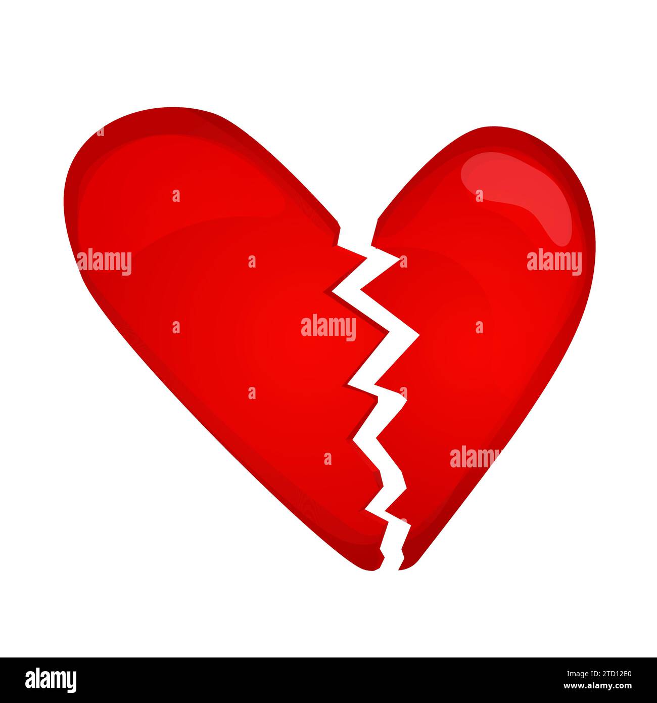 Heart emoji crack hi-res stock photography and images - Alamy