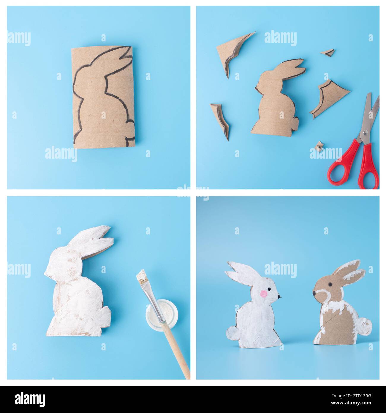 Toilet paper roll crafts Cut Out Stock Images & Pictures - Alamy