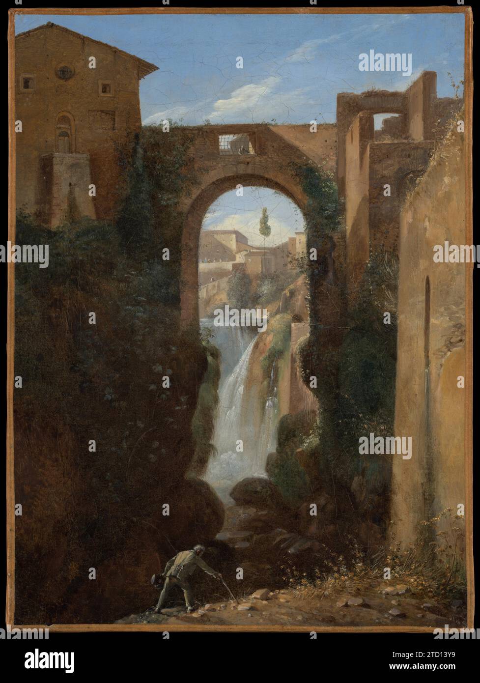 Ponte San Rocco and Waterfalls, Tivoli 1996 by Francois Marius Granet ...