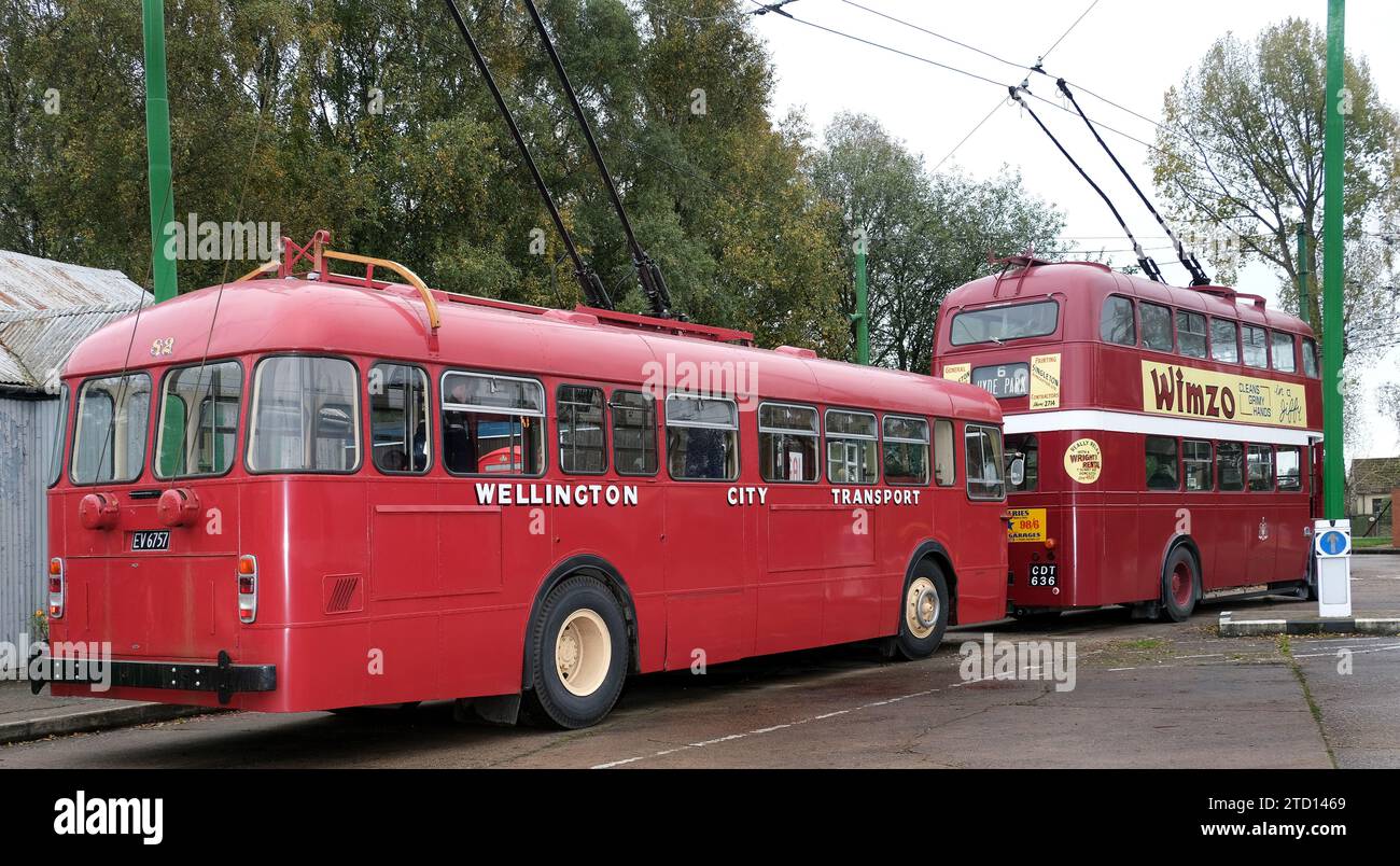 Santoft trolley bus museum, Santoft, Lincolnshire, UK. November 2023 ...