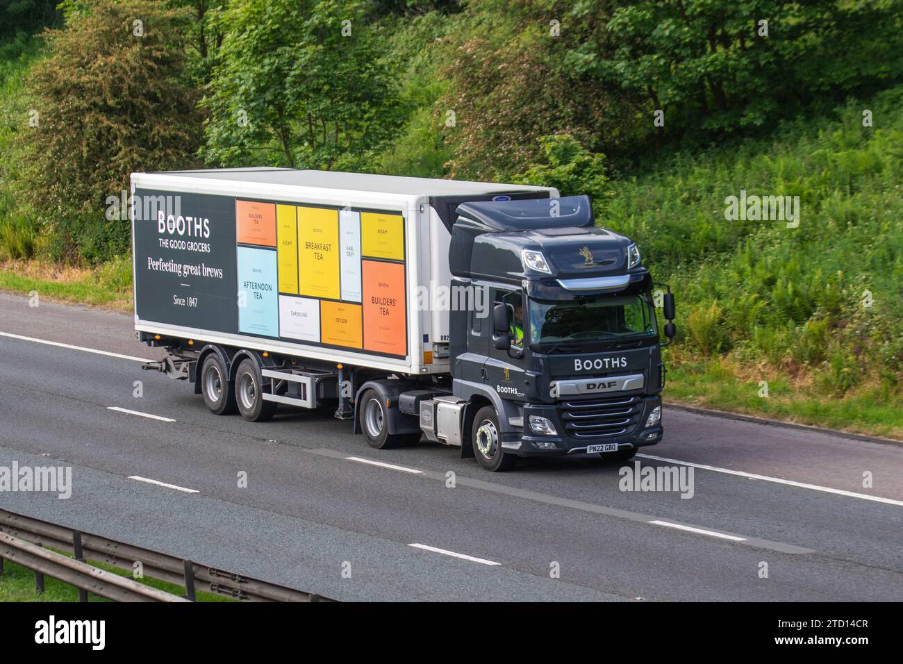 Booths supermarket food delivery; Haulage delivery trucks, lorry ...