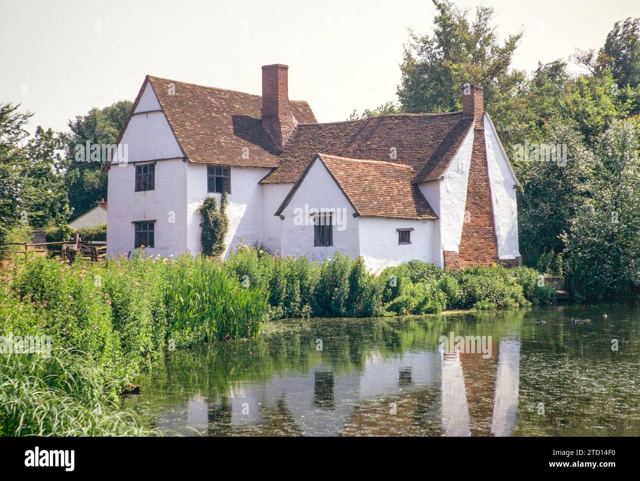 Willy Lott's Cottage, Flatford Mill, Suffolk, England, UK July 1972 ...