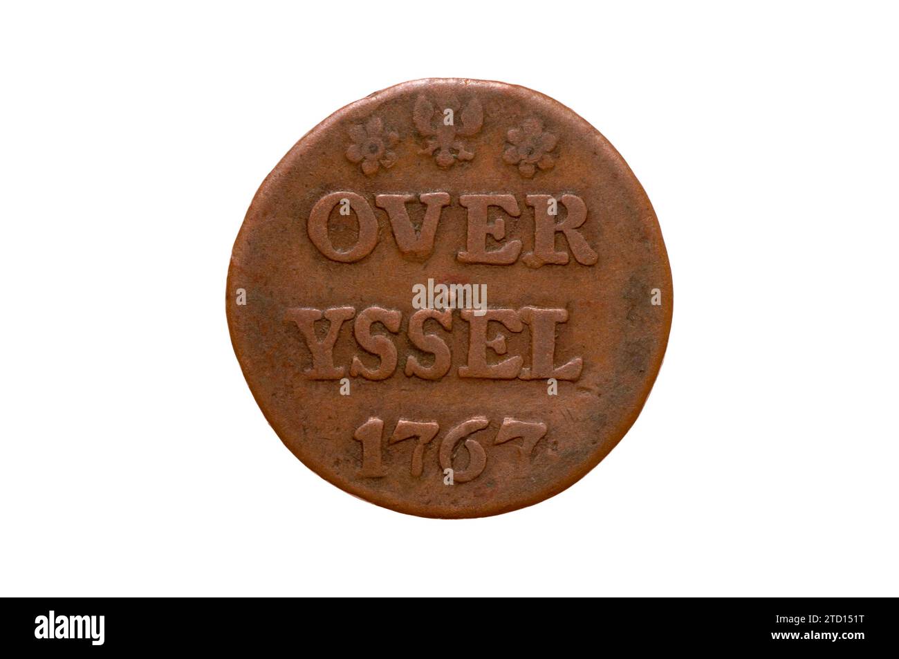 Dutch Republic One Duit Coin Stock Photo - Alamy