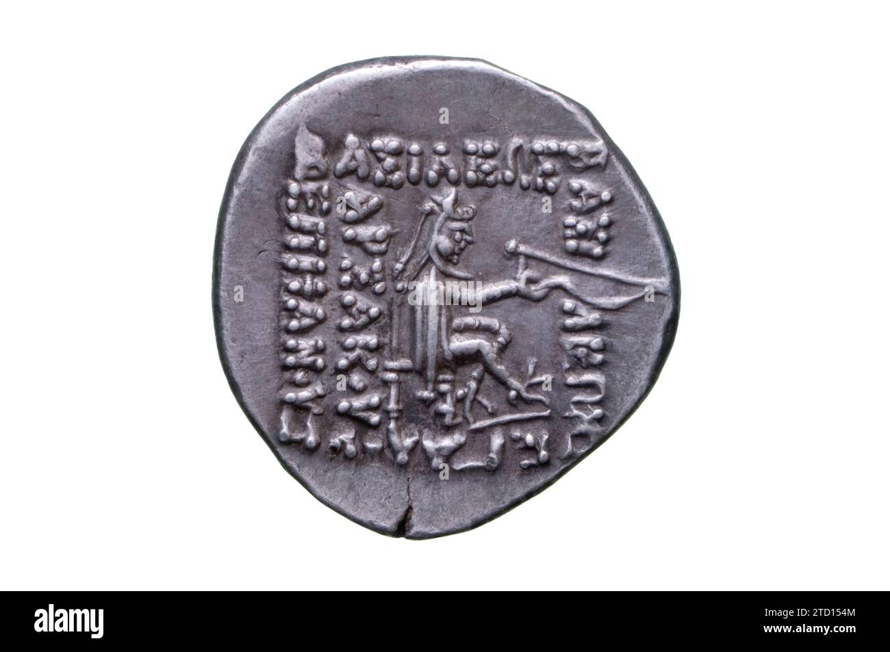 Parthian coin of Mithradates II Stock Photo - Alamy