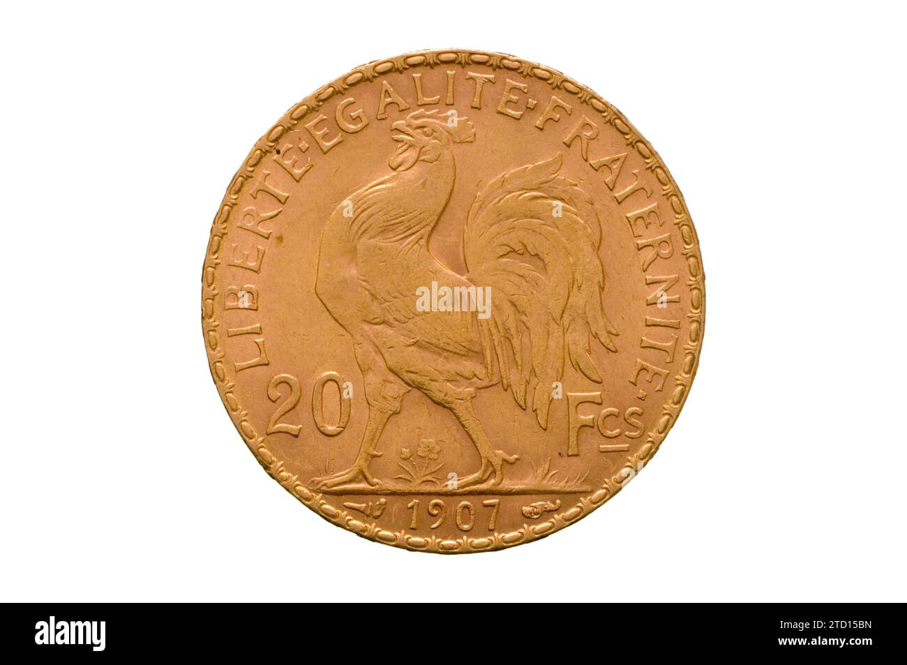 French money coin Cut Out Stock Images & Pictures - Alamy