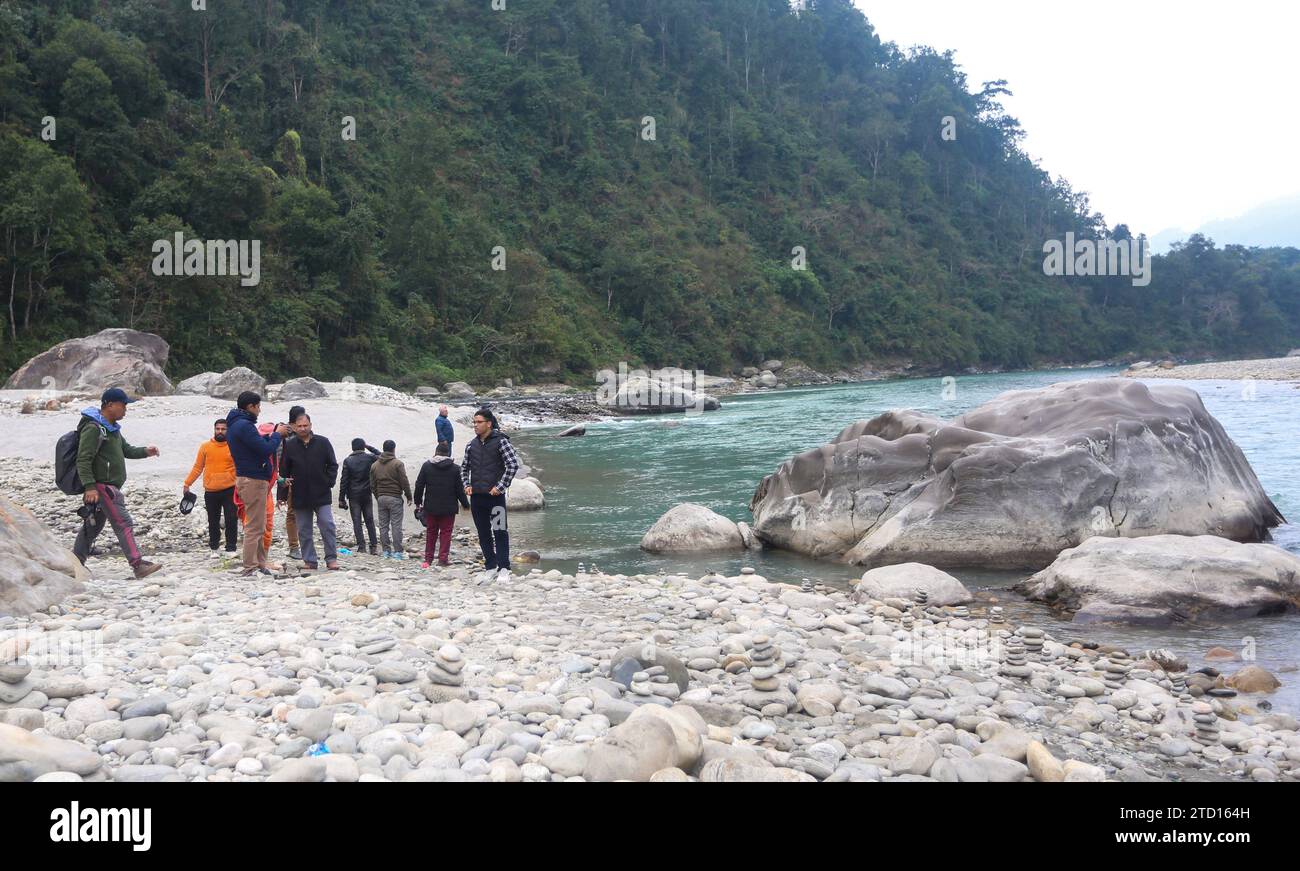 December 15, 2023, Dhading, Bagmati, Nepal: People visit the place, the ...