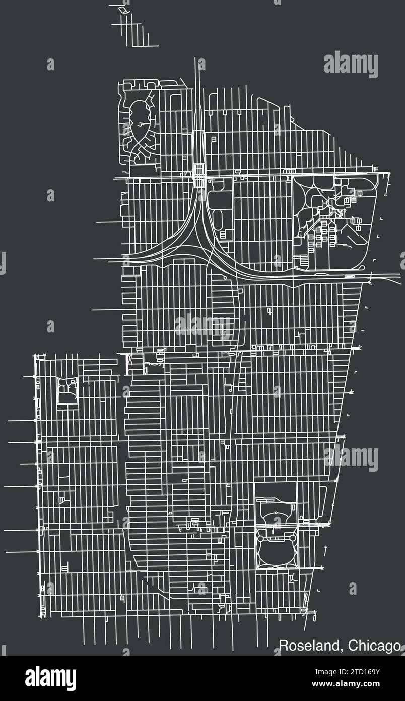 Map of roseland hi-res stock photography and images - Alamy
