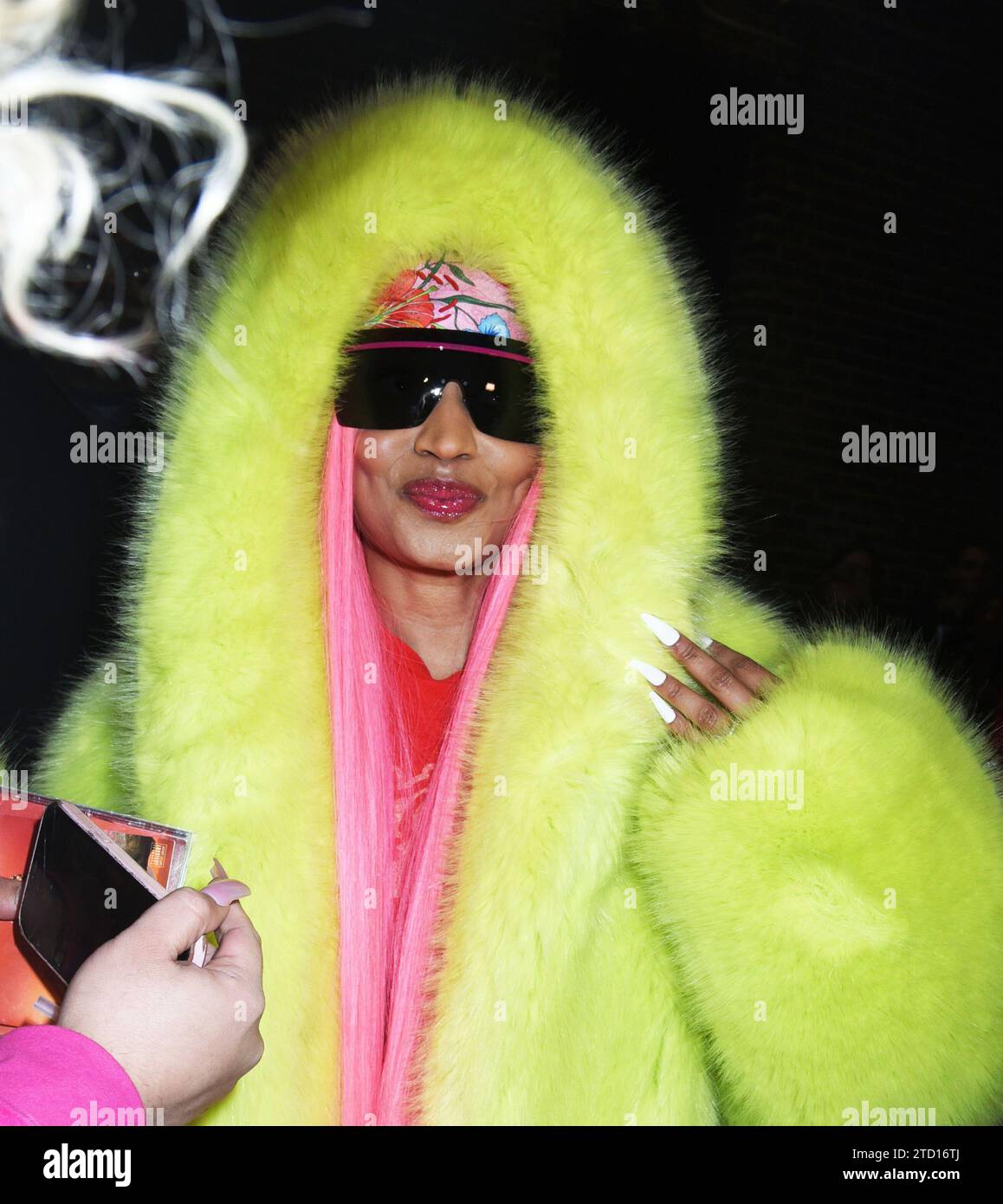 Nicki Minaj leaving The Late Show With Stephen Colbert Featuring: Nicki ...