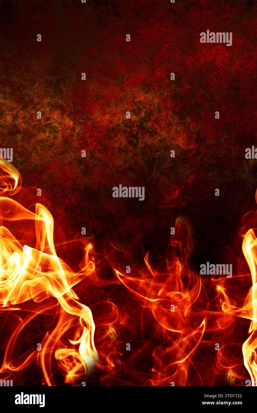 red hot fire background Stock Photo - Alamy