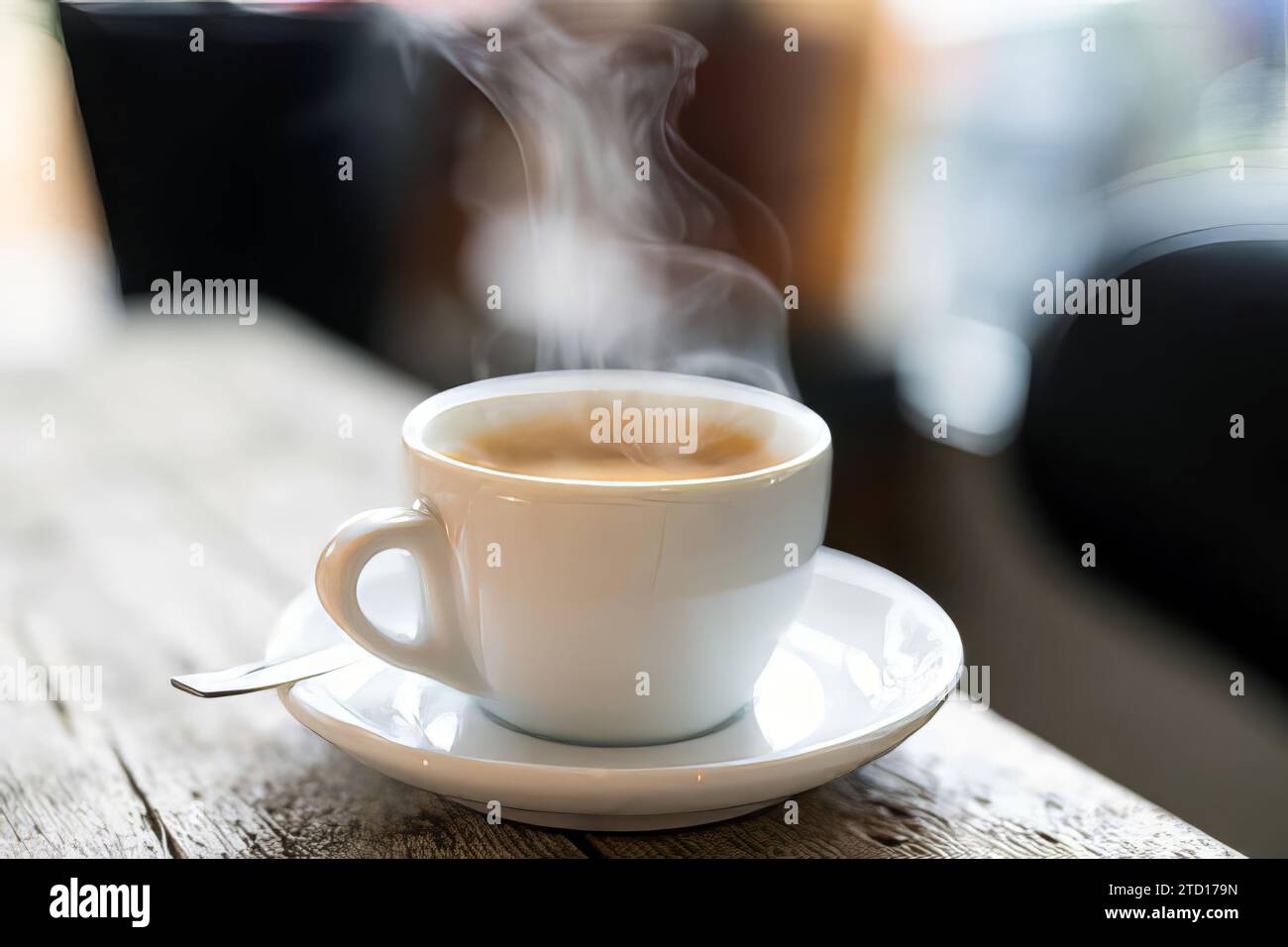Cup of coffee background, coffee time photo Stock Photo - Alamy