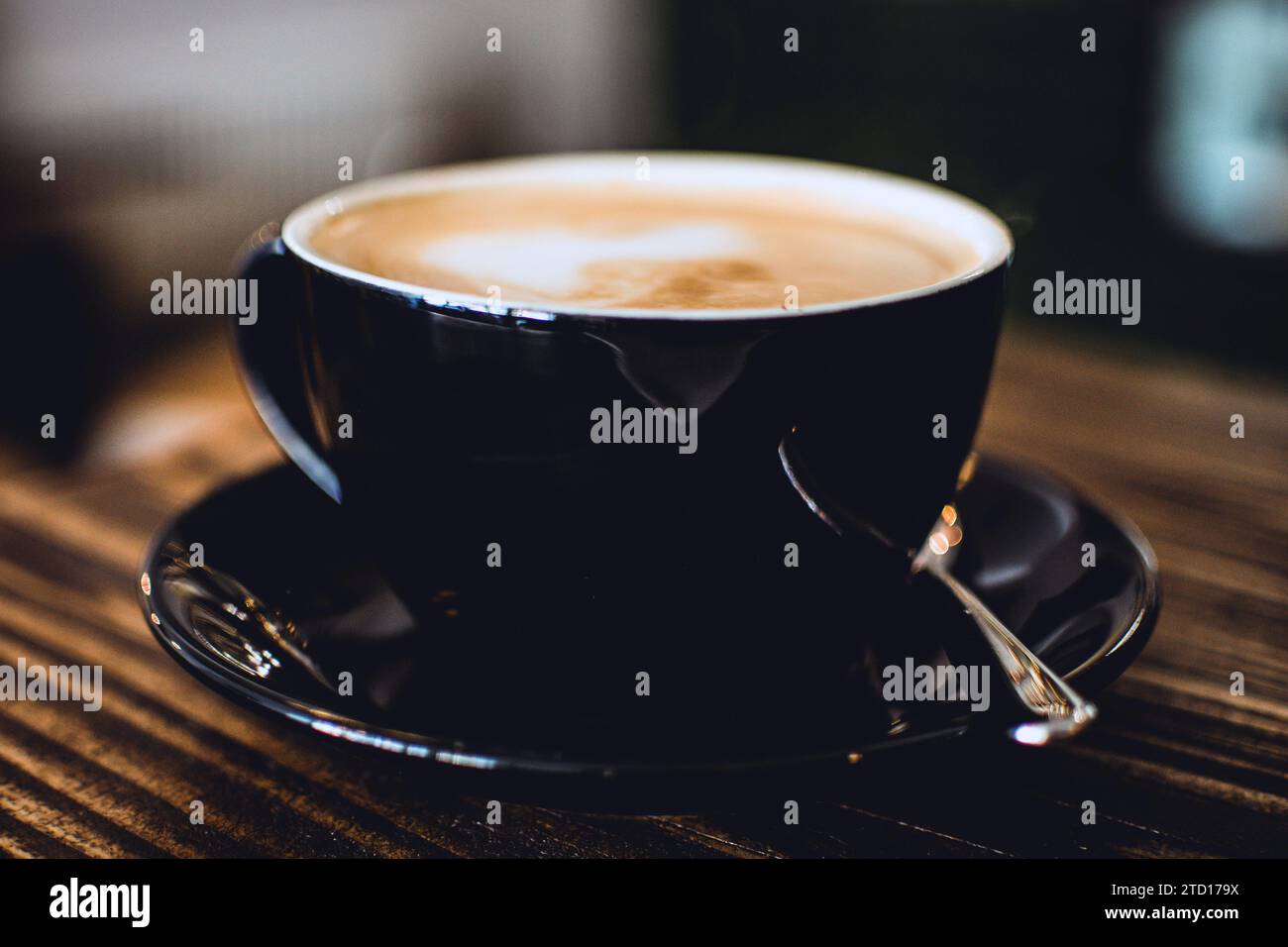 Cup of coffee background, coffee time photo Stock Photo - Alamy