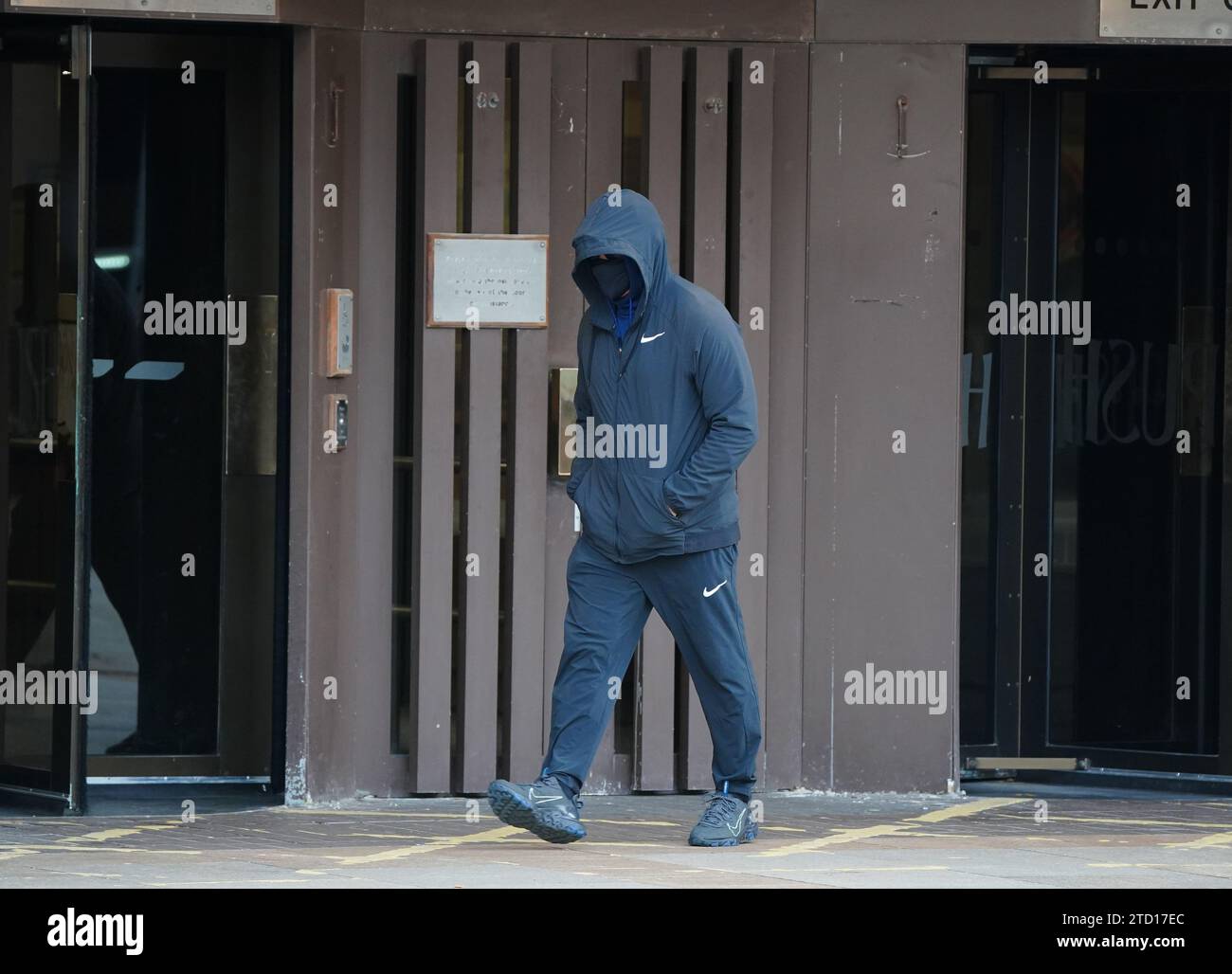 Curtis Warren leaves Liverpool Magistrates' Court, where he is charged ...