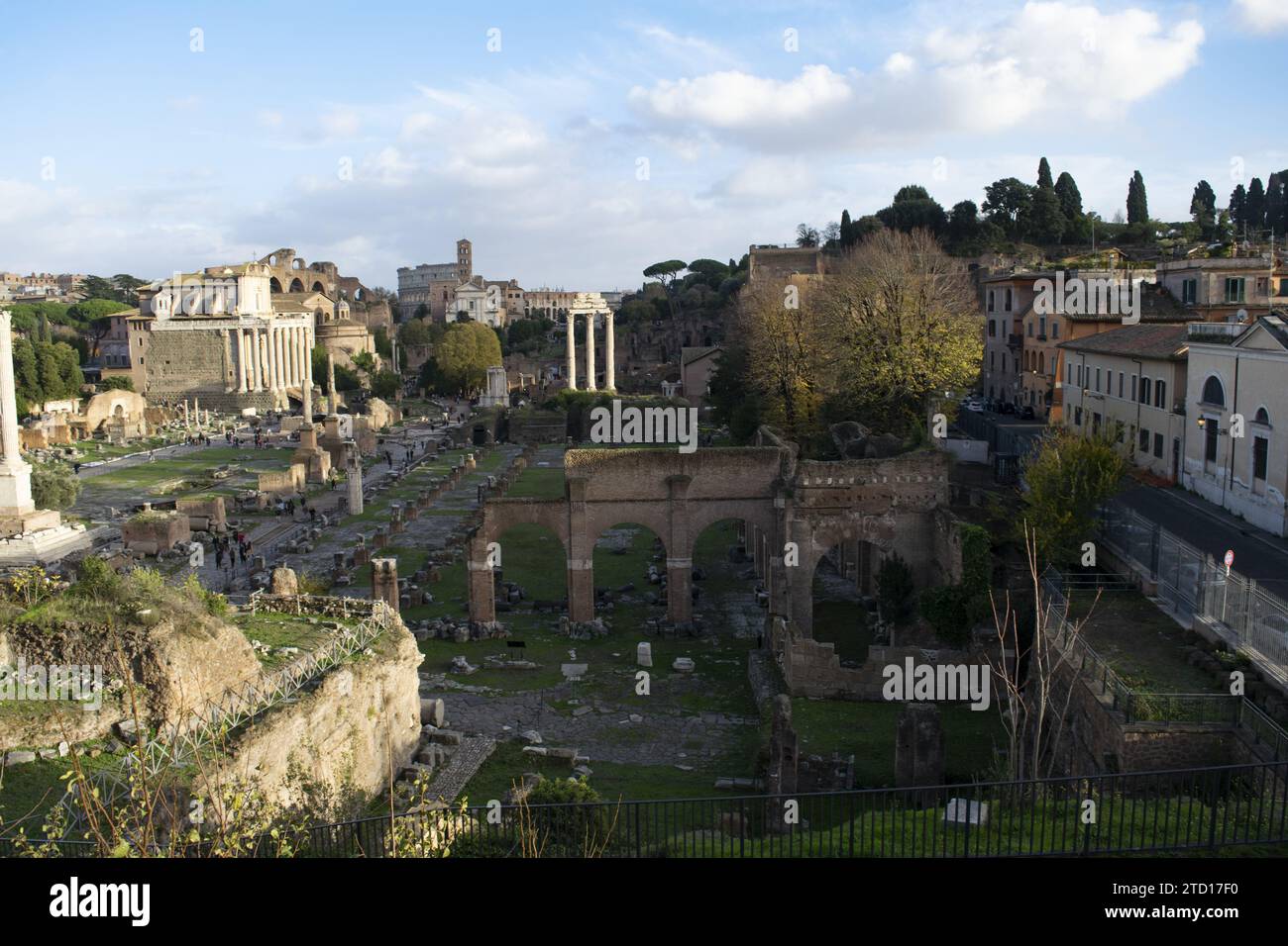 the Roman archaeological area called the Roman forum Stock Photo - Alamy