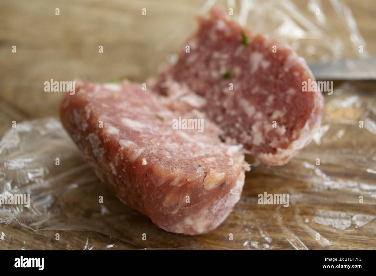 Raw pork frozen meat hi-res stock photography and images - Alamy