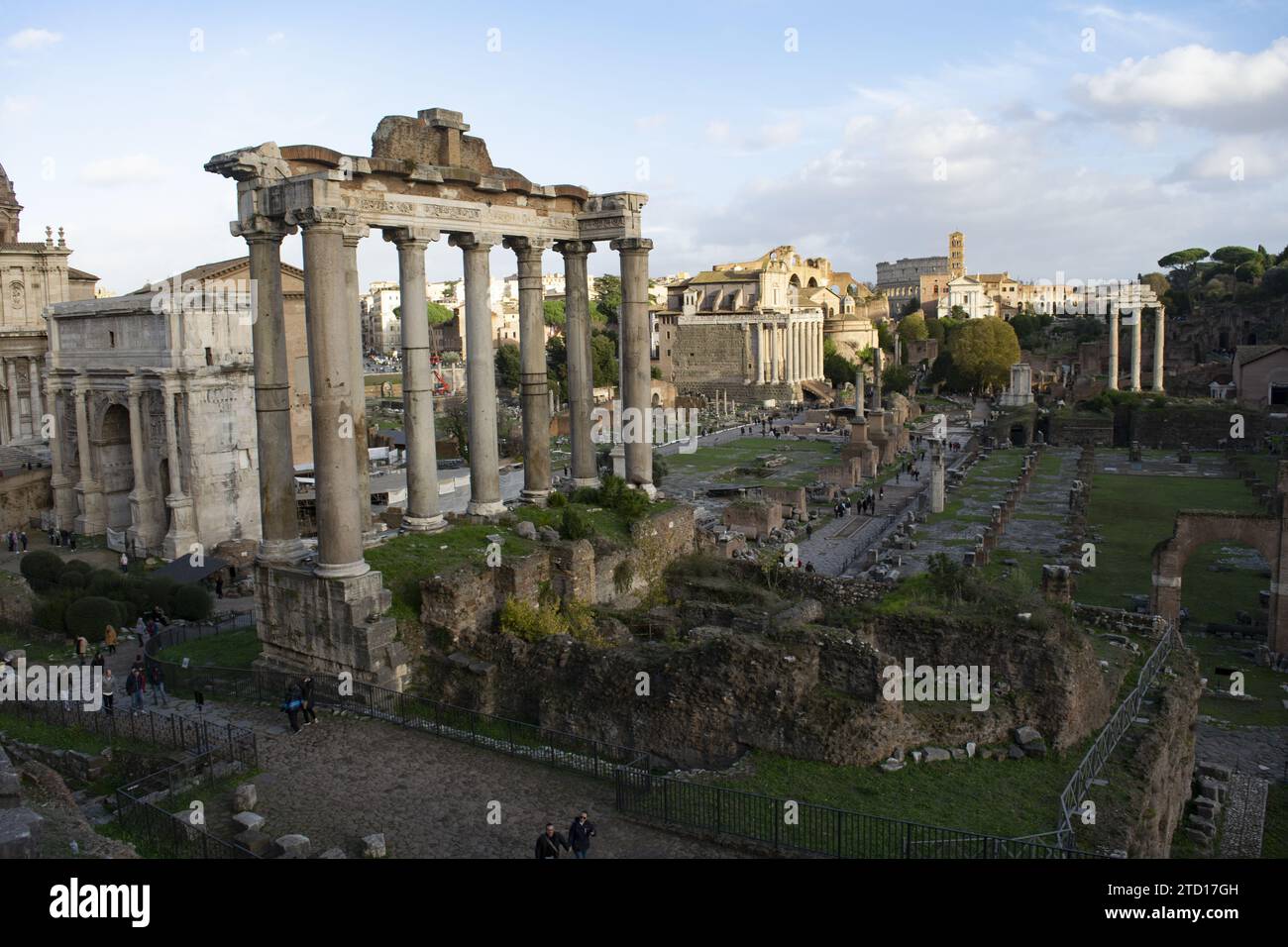 the Roman archaeological area called the Roman forum Stock Photo - Alamy